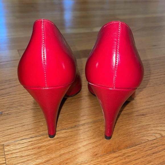 Pancaldi | Shoes | Vintage Red Pancaldi Heels Brand New Never Worn ...
